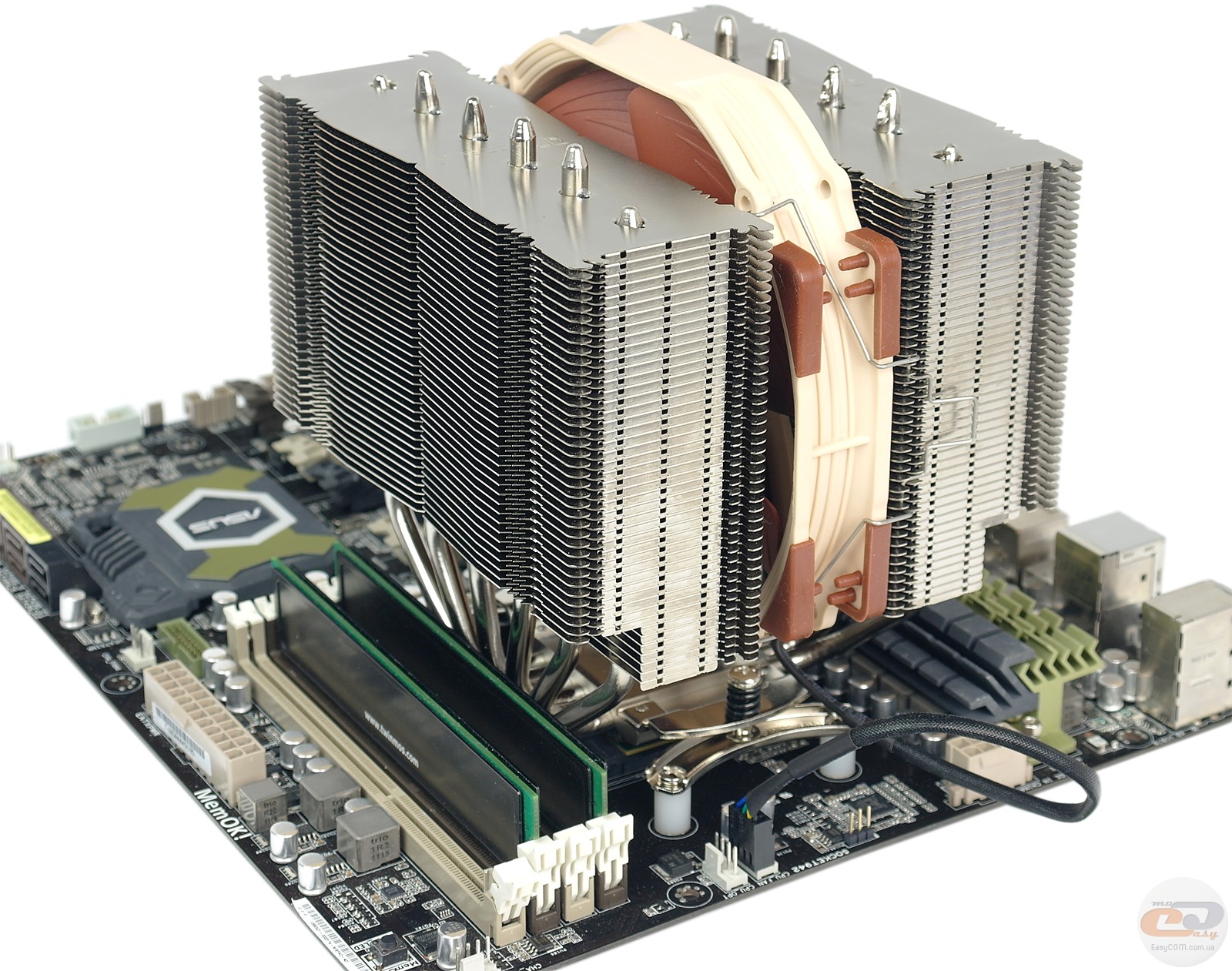 Noctua NH-D15 CPU cooler review and testing. GECID.com