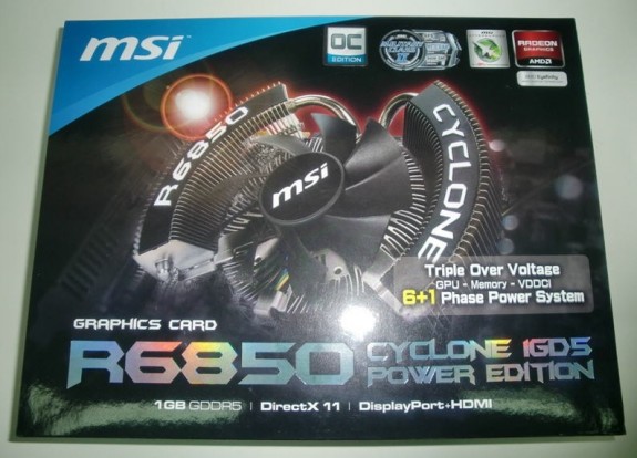 Оптимізована відеокарта MSI R6850 Cyclone Power Edition. Новини. GECID.com