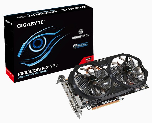 Представлена среднепроизводительная видеокарта GIGABYTE Radeon R7 265 ...